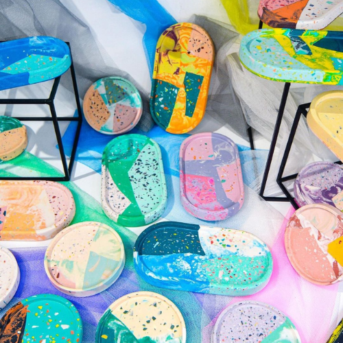 Jesmonite Workshop In Dubai - ResinArtHub Workshops