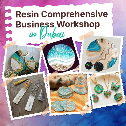Resin Geode Art Workshop In Dubai, UAE - ResinArtHub Workshops